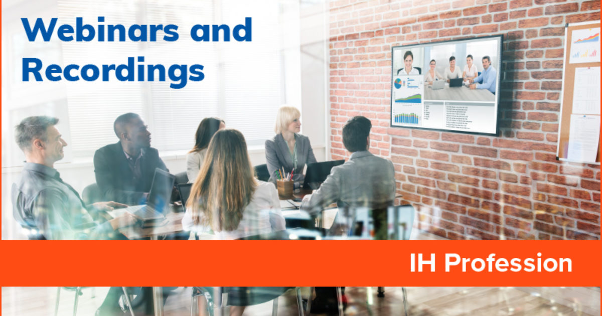 CIH Exam Equation Sheets Explained Webinar Recording | AIHA